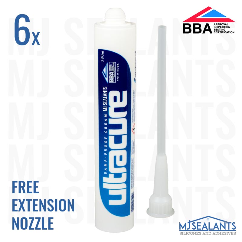 Wykamol Ultracure DPC Damp Proofing Injection Cream 380ml Rising Damp ...