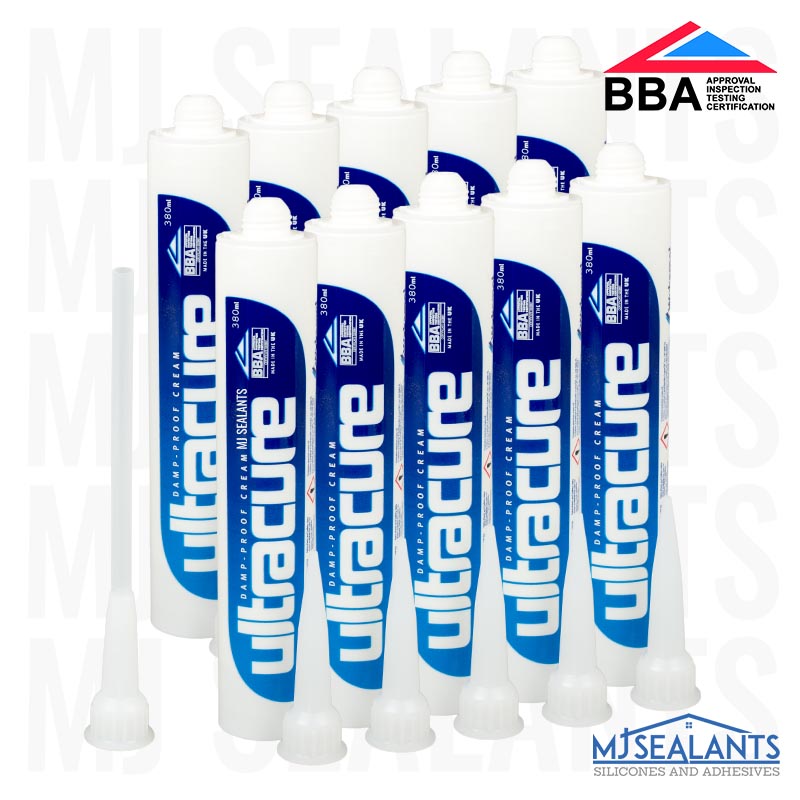 Wykamol Ultracure DPC Cream Damp Proofing Injection 380ml Rising Damp ...
