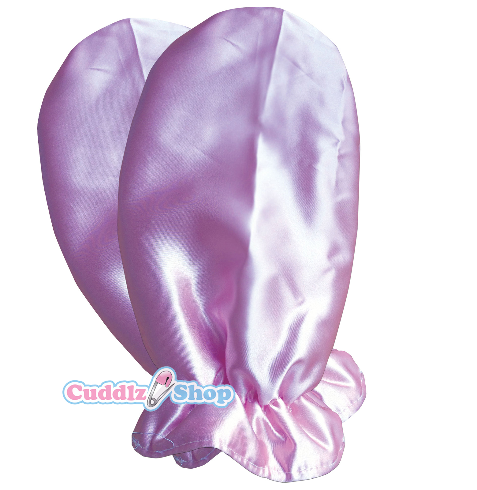 Cuddlz Pink Satin And Cotton Padded Adult Baby Mittens ABDL Mitten ...