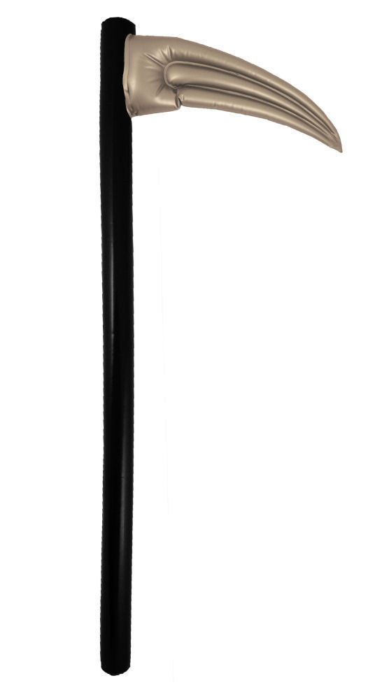 Inflatable Scythe - 100cm - Blow Up Toy Halloween Prop Costume ...