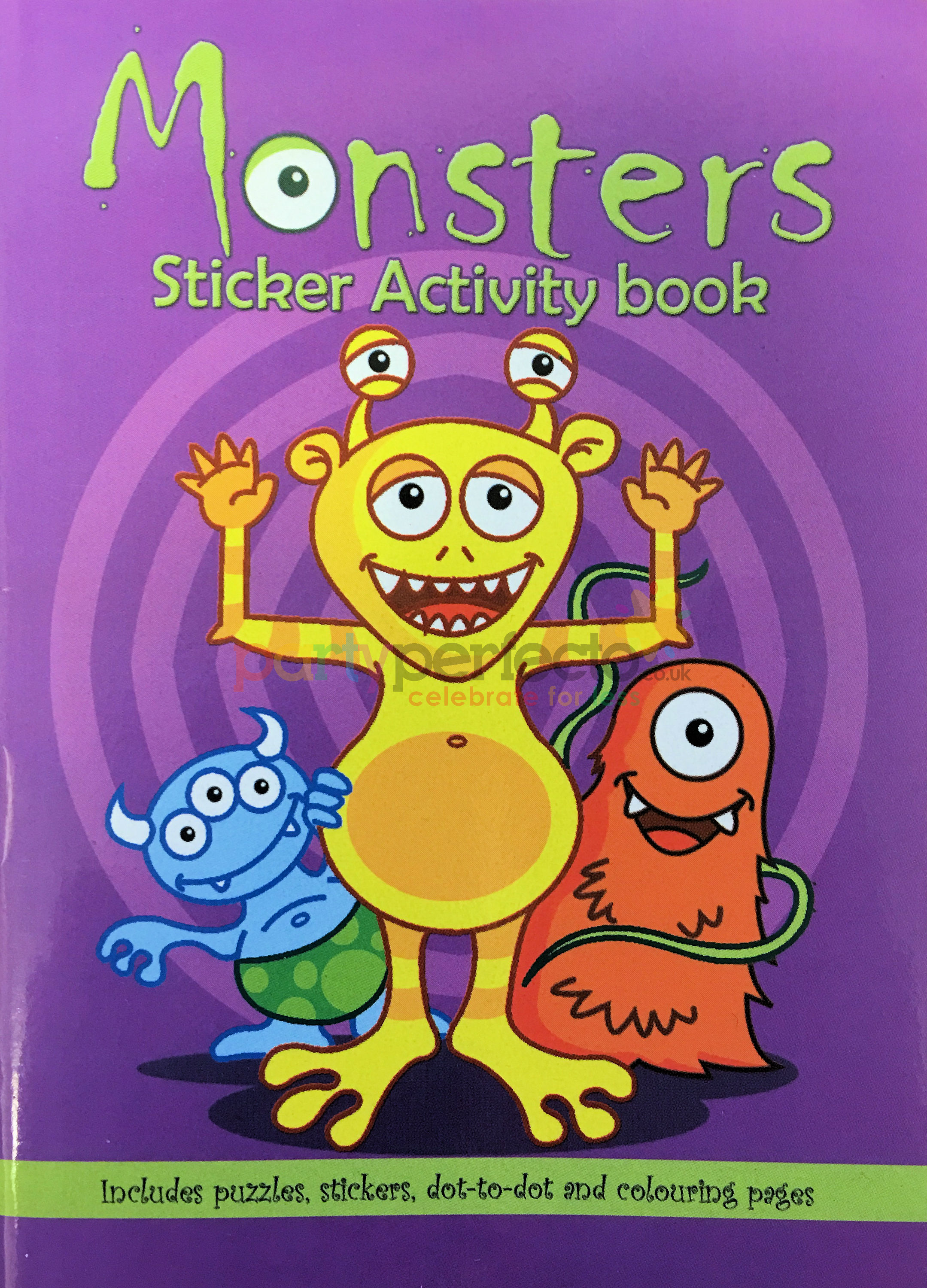 6 Sticker Activity Books - Choose From 20 Designs - Kids Loot/Party Bag ...