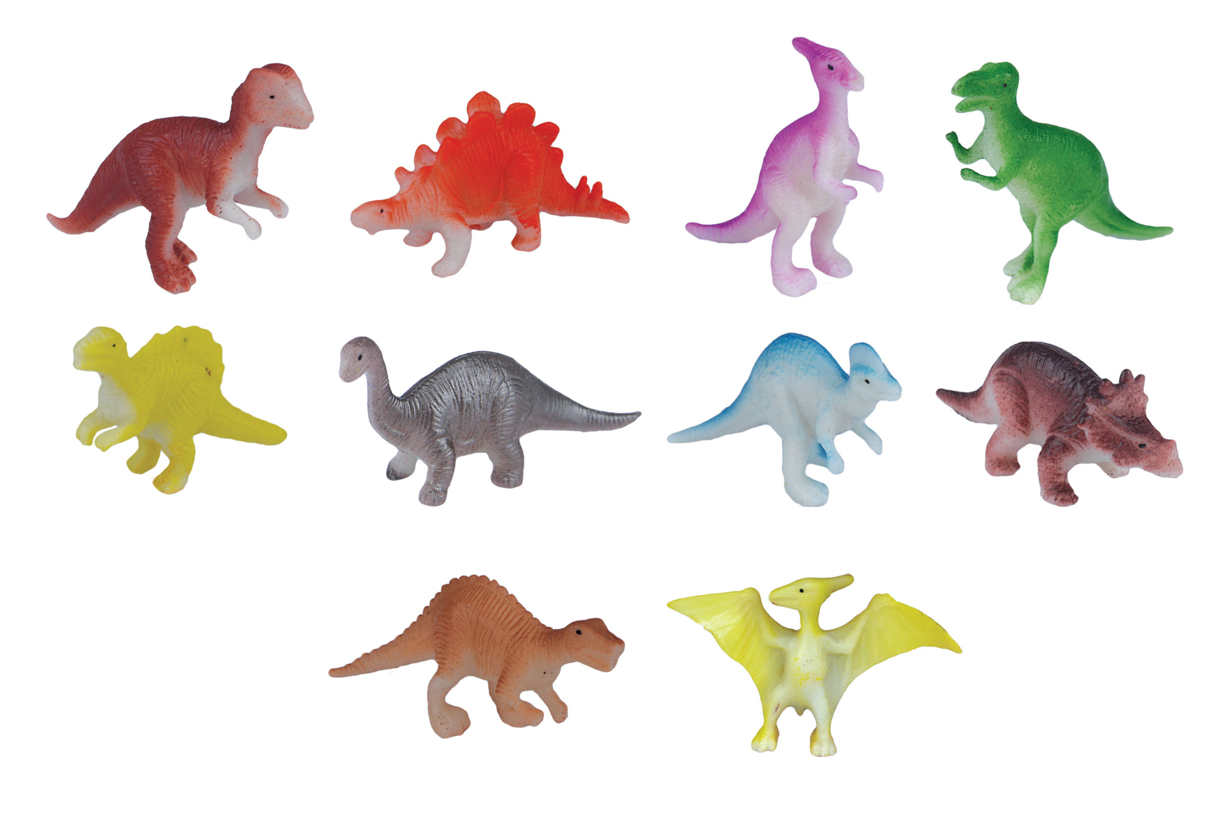 plastic dinosaurs