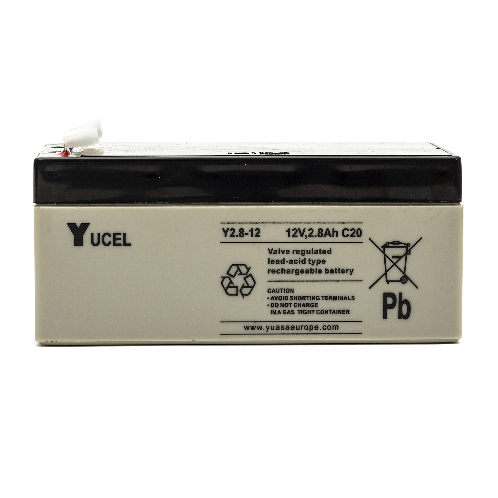 Yucel Yuasa Y2.8-12 Sealed Lead Acid Battery 12v 2.8ah Emergency ...