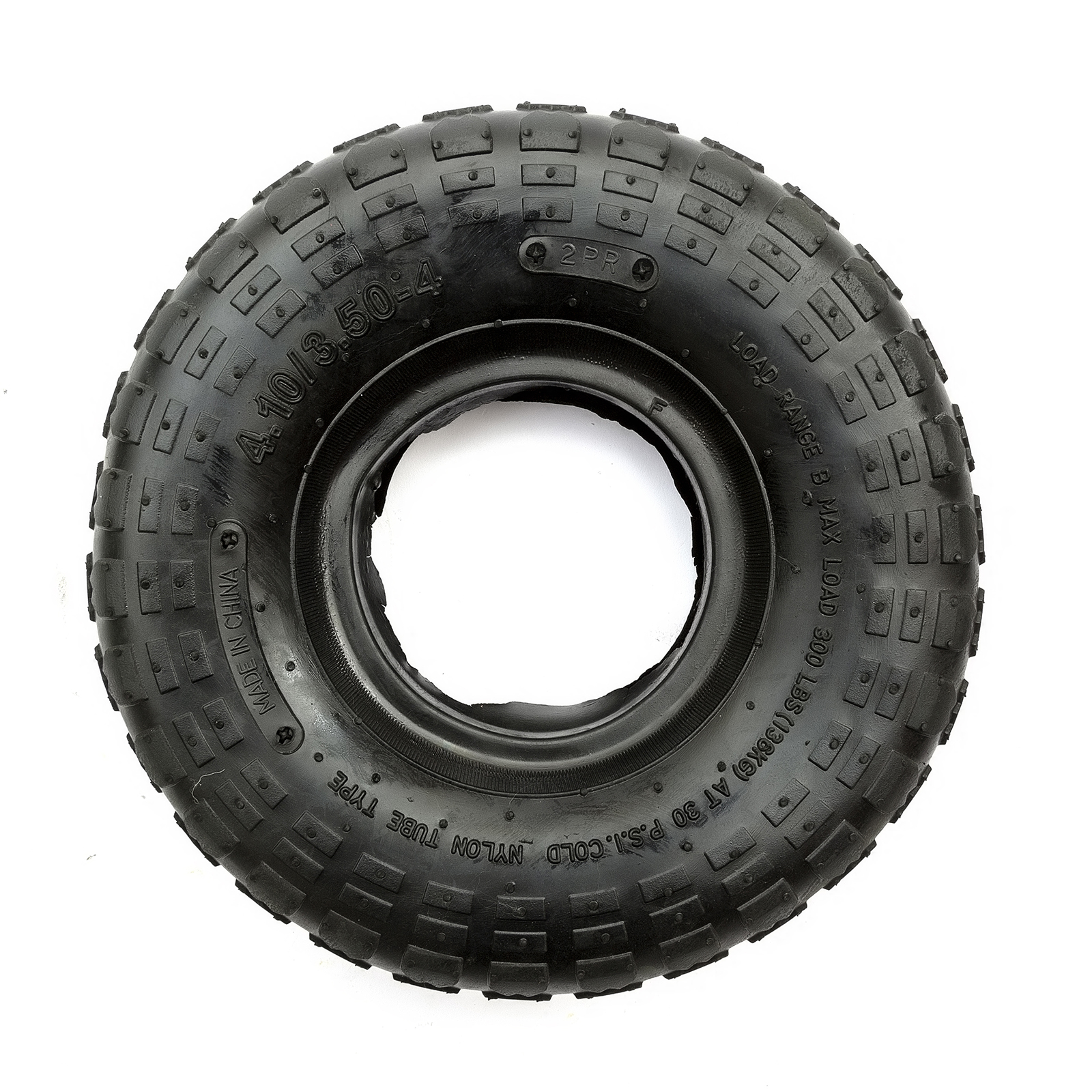 Tyre 4.10/3.50-4 Knobbly Tread 410/350-4 410/350x4 Petrol Gas Scooter 4 ...