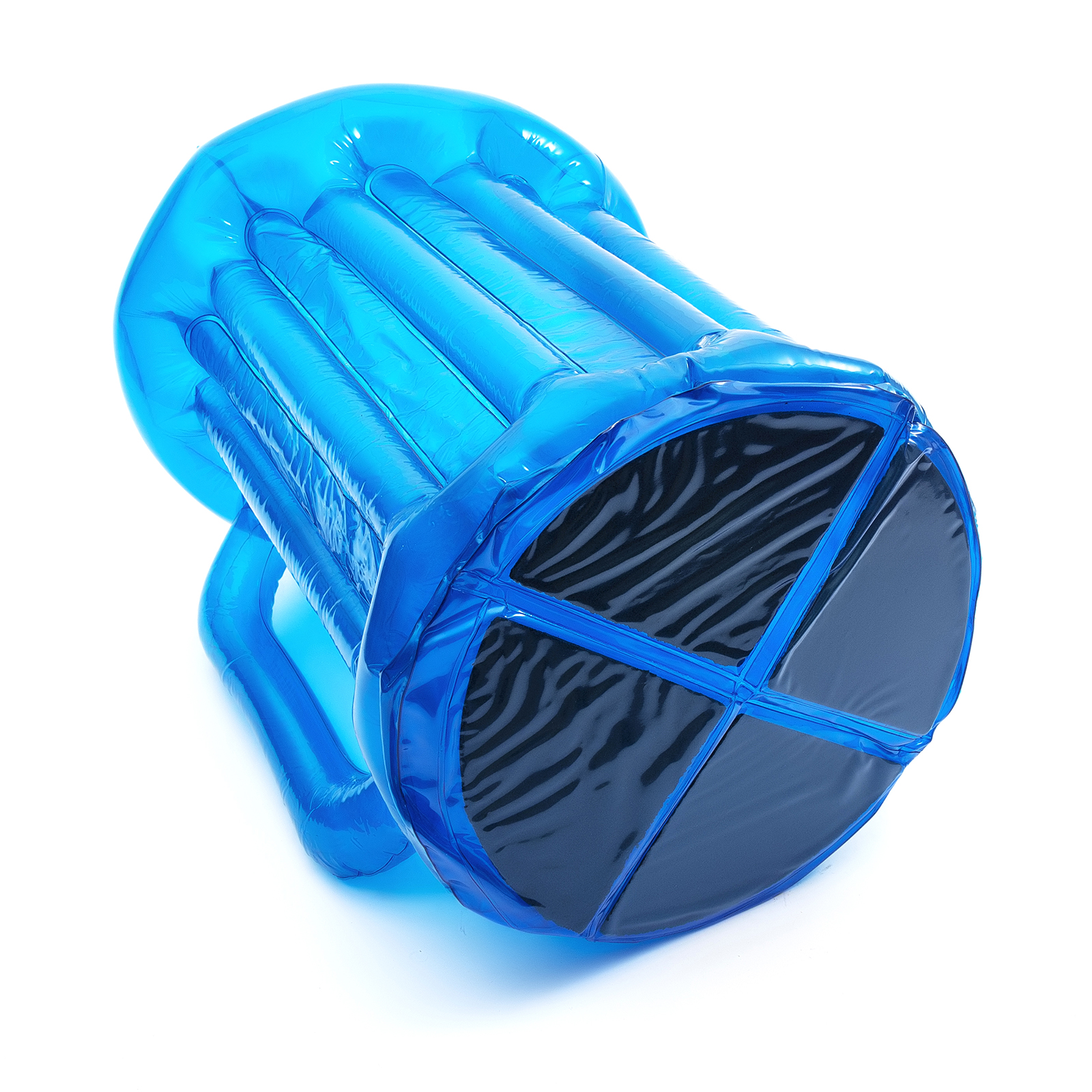 Inflatable Drinks Cooler Blue Plastic Giant Ice Bucket Beer Glass Party ...