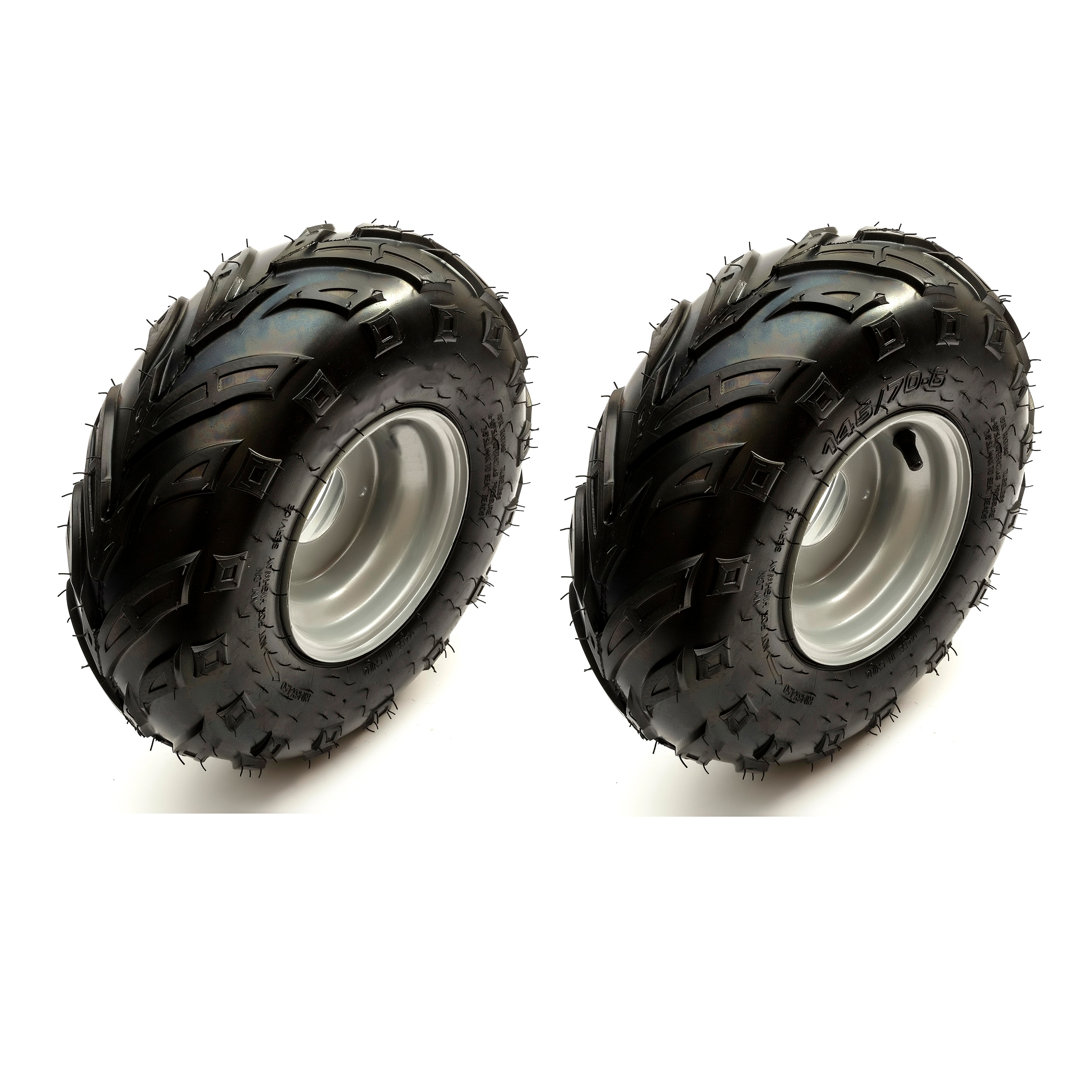 2x Wheel & Tyre 145x70-6 Front / Rear Left & Right Suzuki LT50 Quad ...
