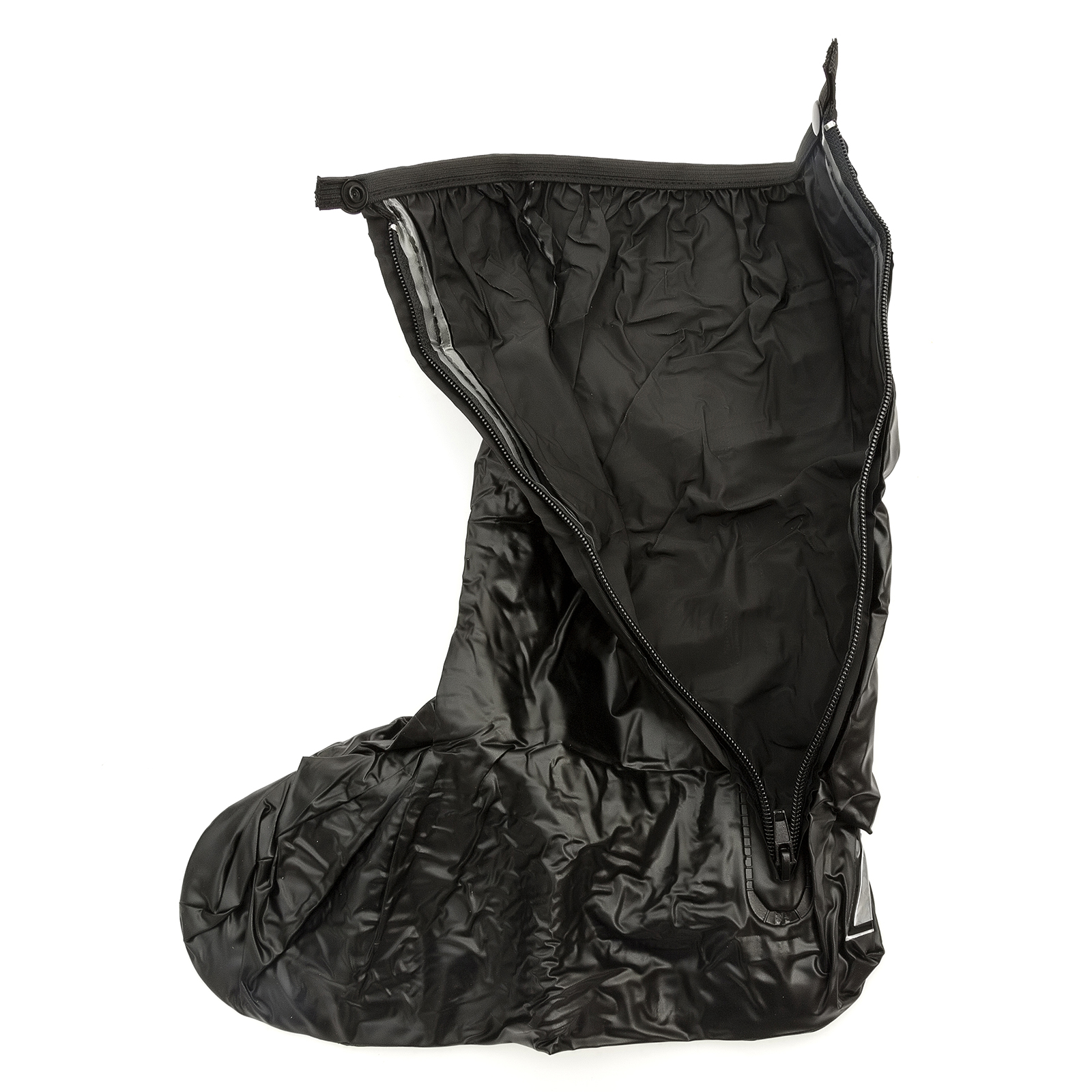 PVC Waterproof Rain Boot Shoe Cover Black Reusable Overshoe Motorcycle ...