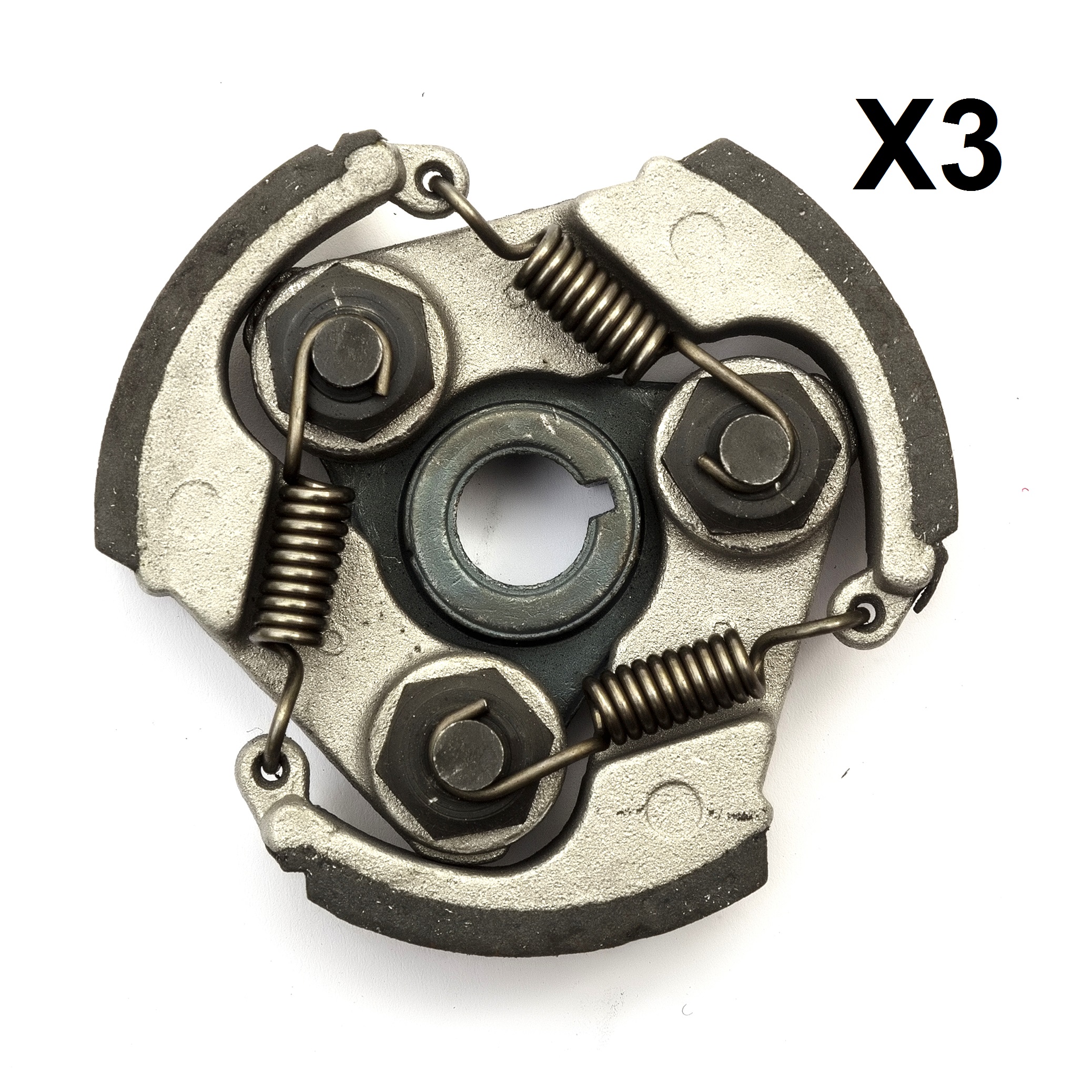3x Mini Moto Dirtbike 3 Shoe Clutch 2 Stroke Minimoto Pocket Dirt Bike ...