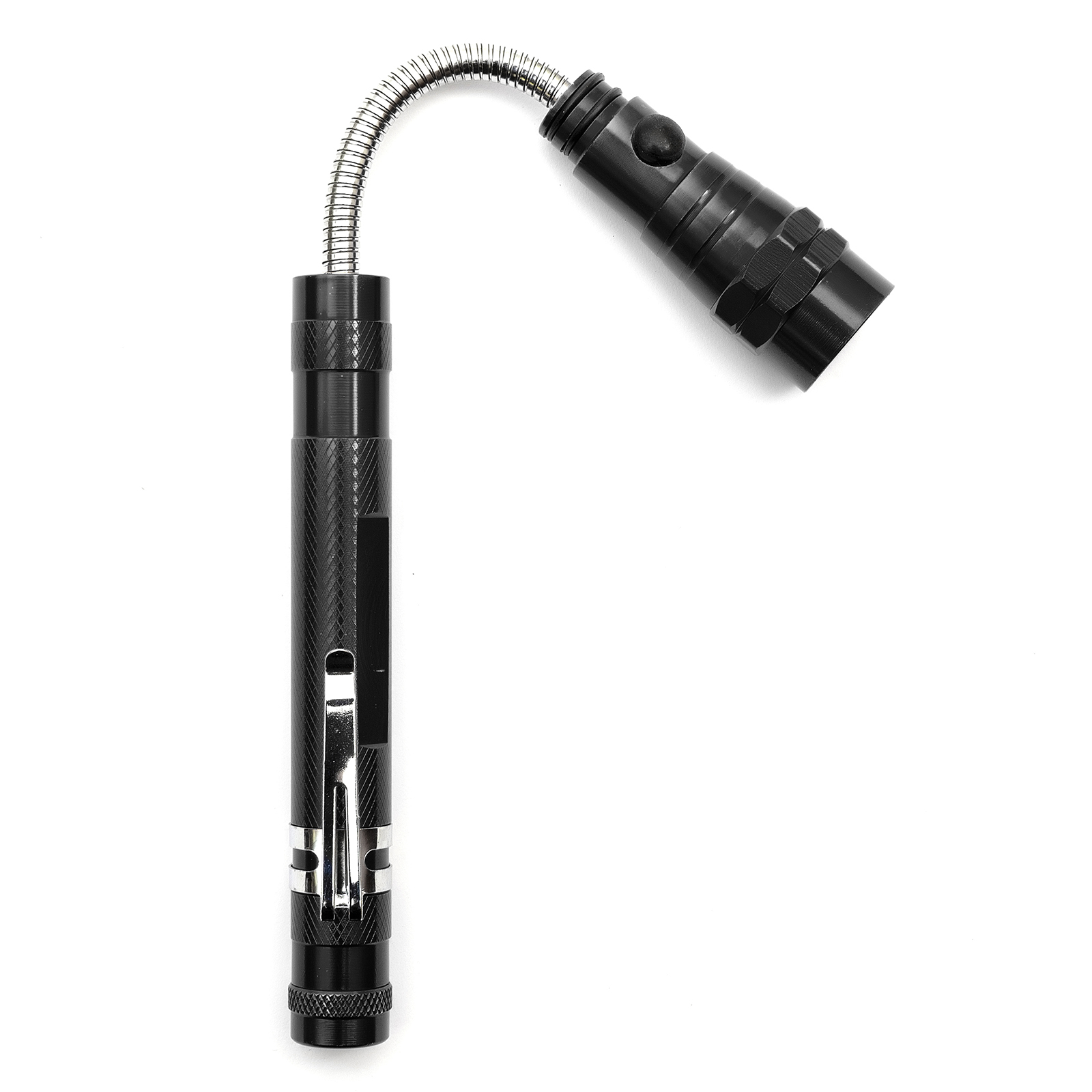 Pocket Metal LED Flexi Light Torch 17cm - 56cm 360 Magnetic Head Base ...