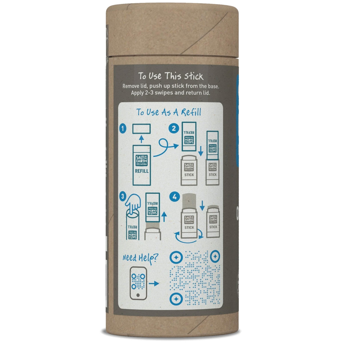 SALT OF THE Earth Vetiver + Citrus Deodorant Stick 75g £12.45 - PicClick UK