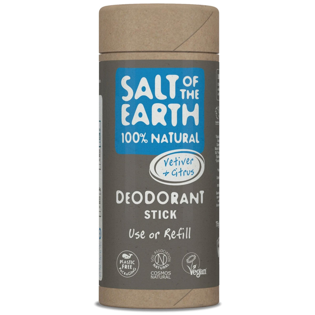 SALT OF THE Earth Vetiver + Citrus Deodorant Stick 75g £12.45 - PicClick UK