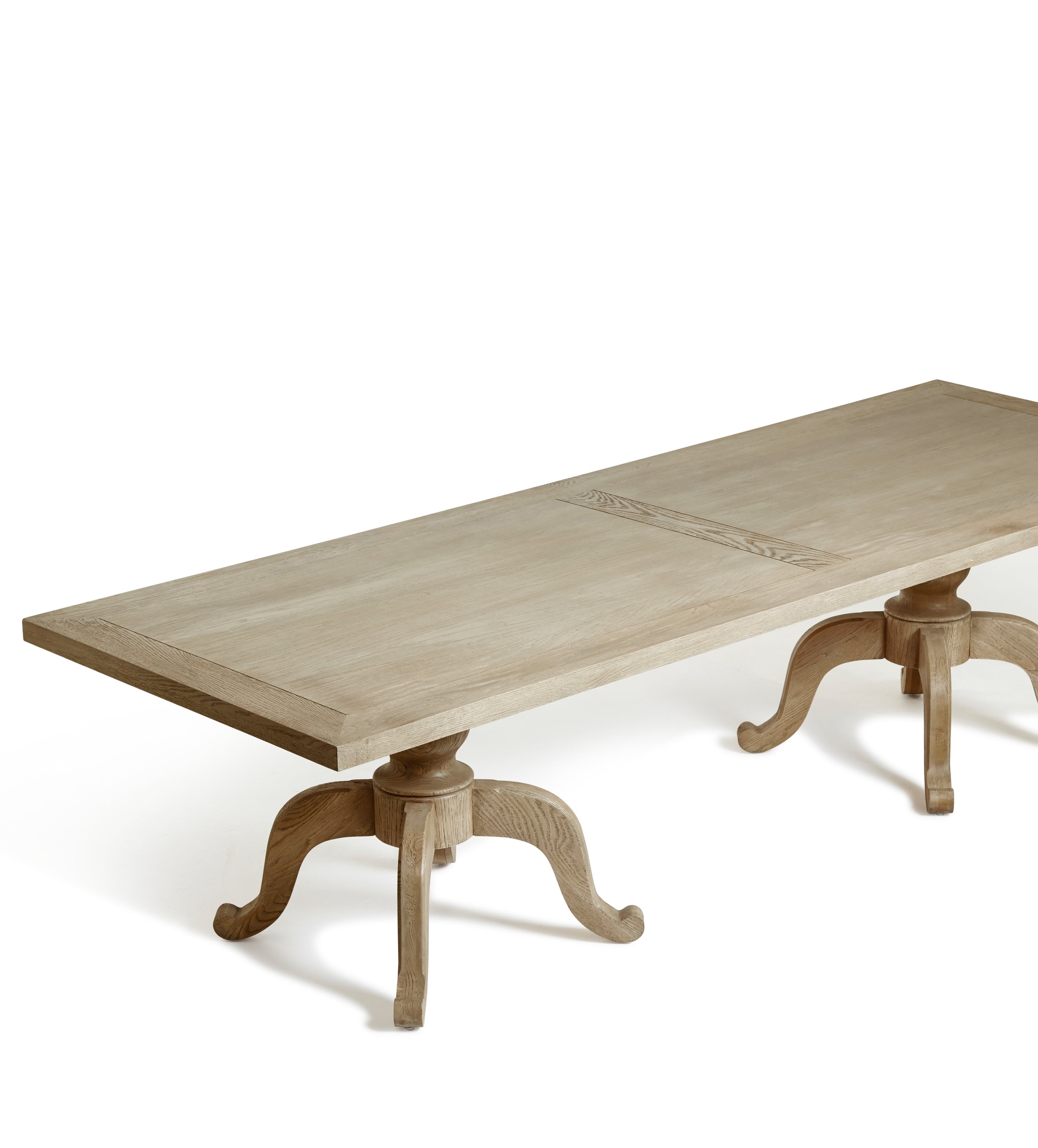 OKA Arthur Weathered Oak Large 8-10 Seater Rectangular Dining Table RRP ...
