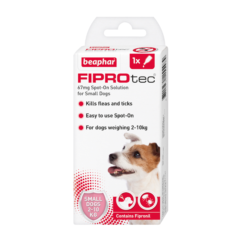 Beaphar Fiprotec Spot On Flea / Tick Treatment Fipronil Solution Remedy ...