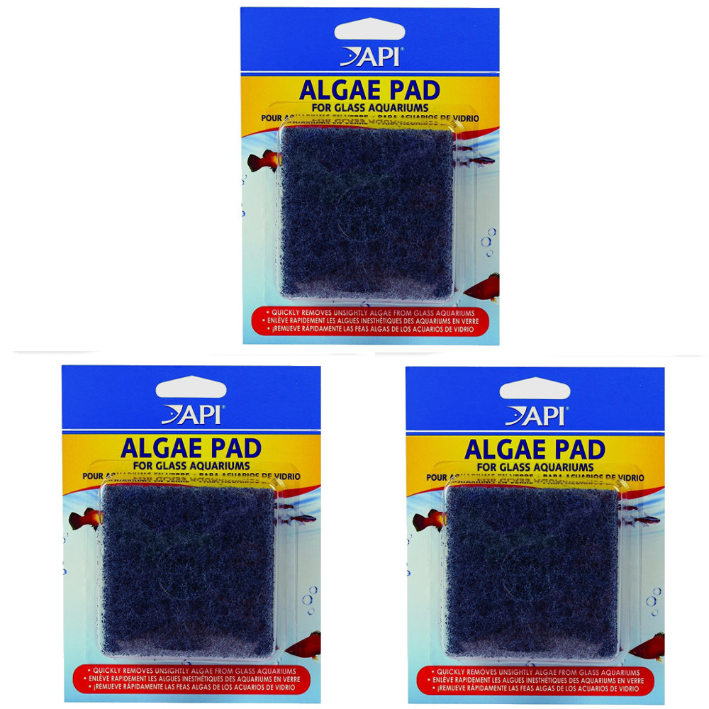 API Algae Scraper Pad & Scrubber Sponge For Cleaning Glass Aquarium ...