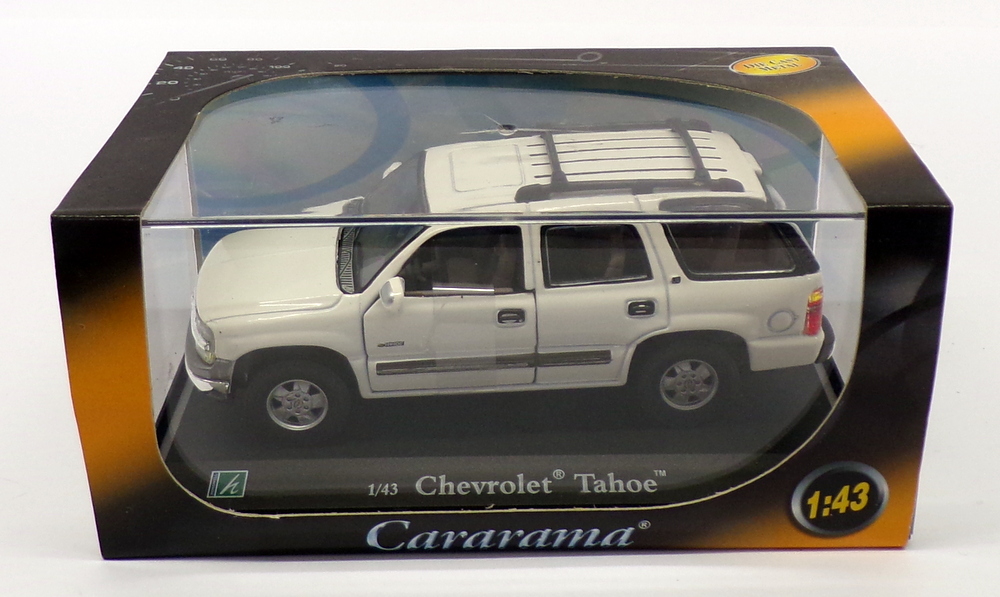 Cararama 1/43 Scale Model Car CA10619 - Chevrolet Tahoe - White | eBay