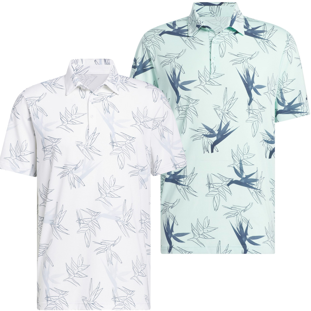 adidas Oasis Mesh Print Golf Polo Shirt | Scratch72
