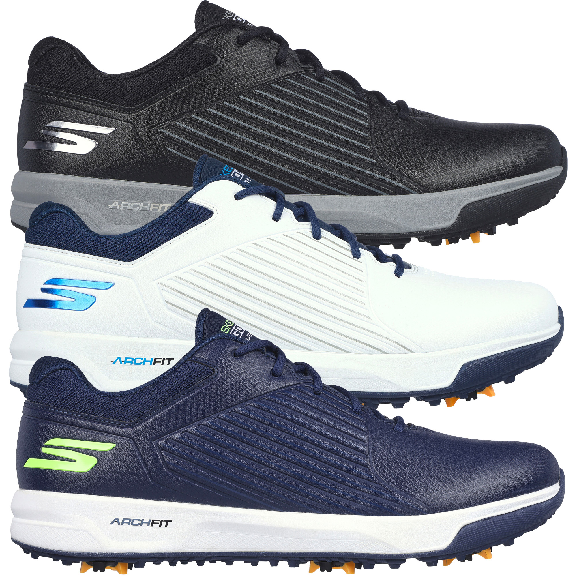 Skechers Go Golf Elite Vortex Mens Spiked Golf Shoes | Scratch72