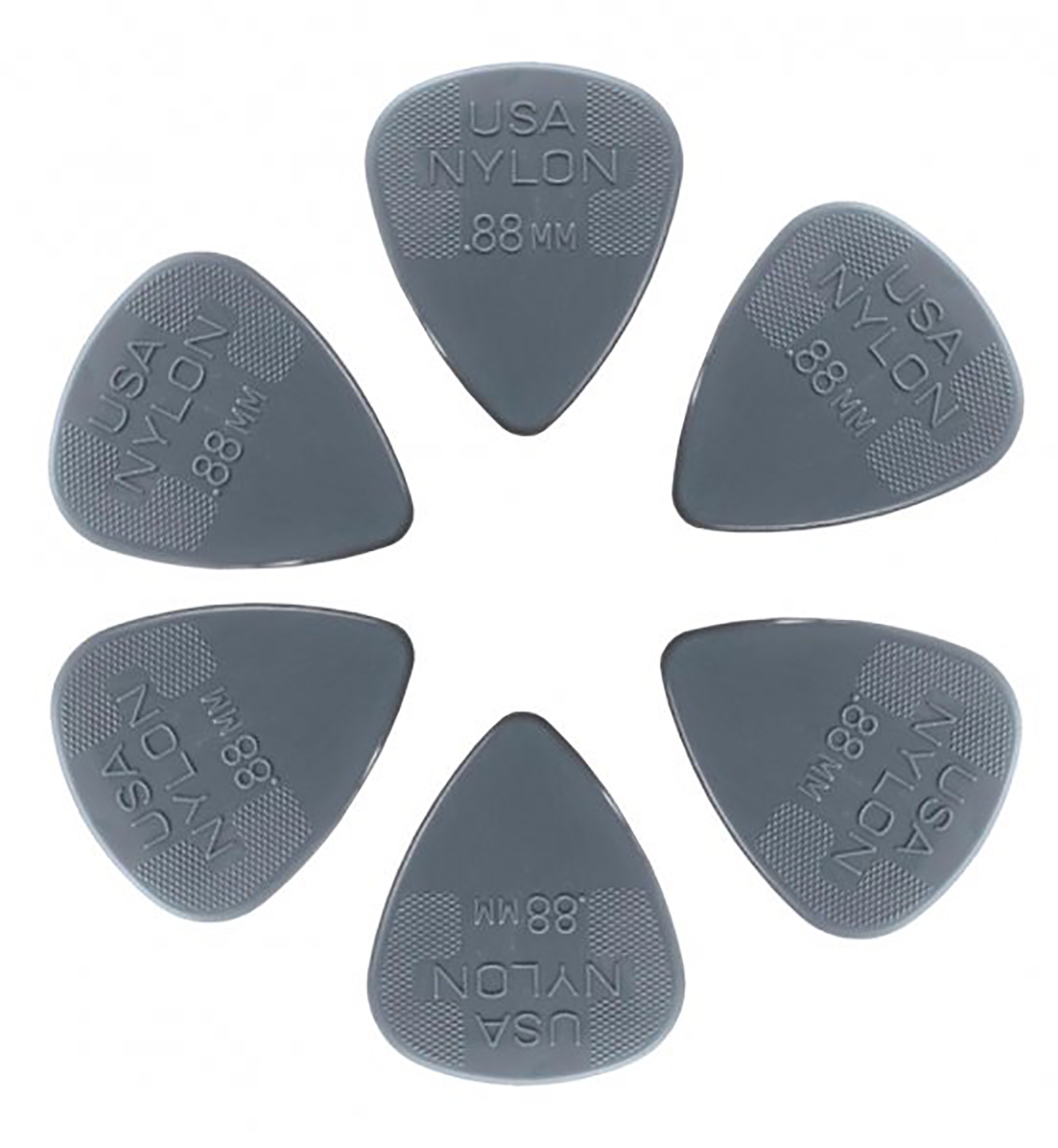 Jim Dunlop Standard Nylon .88mm Guitar Plectrums Six Pack Offer ...
