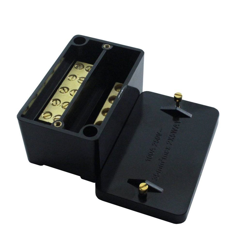 ESR 100A DP Connector Block 2 x 5 Way Electric Service Connection Box ...