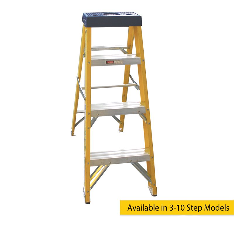 Greenbrook Fiberglass Aluminium Industrial Electrician's Extension Step ...