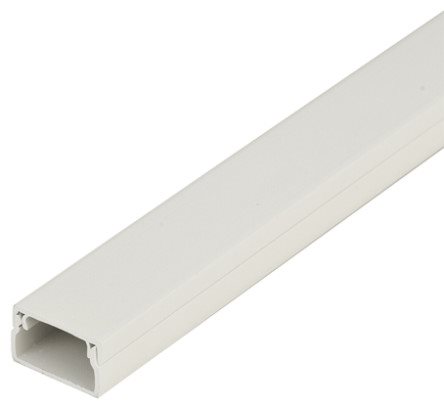 38mm X 38mm PVC Plastic Mini Trunking Conduit Ducting Screw Fit - Pick ...