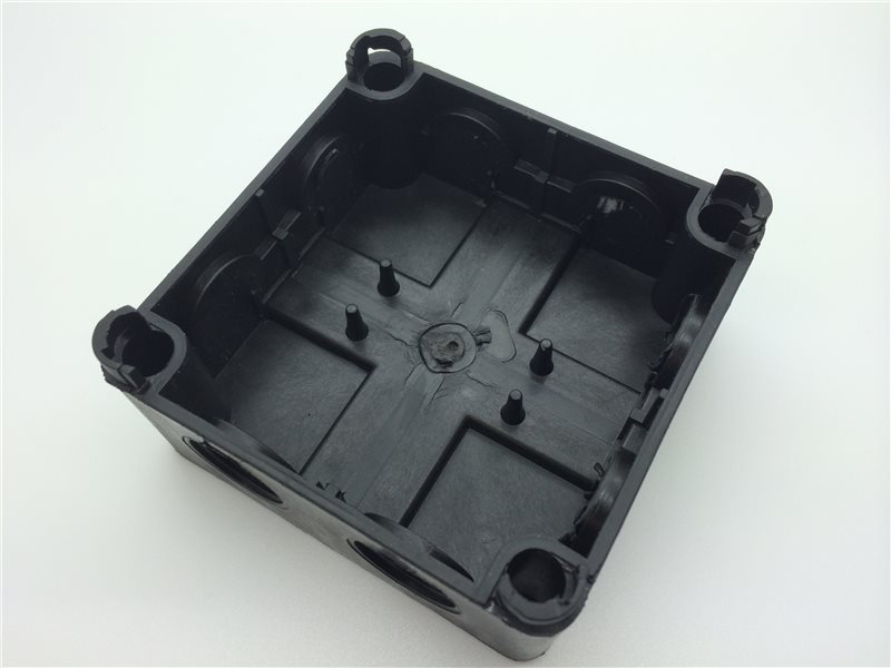 IP66 JUNCTION BOX Black Combination Connection Box 90x90x56mm Outdoor ...