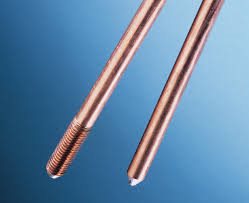 4ft / 1200mm Copper Bond Earth Rod 3/8 or 5/8'' Sizes, Electric Surge ...