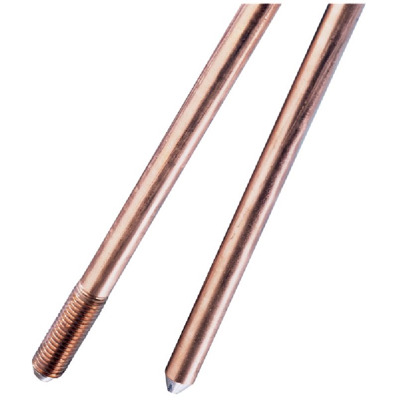4ft / 1200mm Copper Bond Earth Rod 3/8 or 5/8'' Sizes, Electric Surge ...