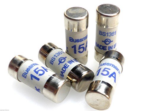 Pack of Five -15A - BS1361 Domestic Consumer Unit (Main Fuse Box ...