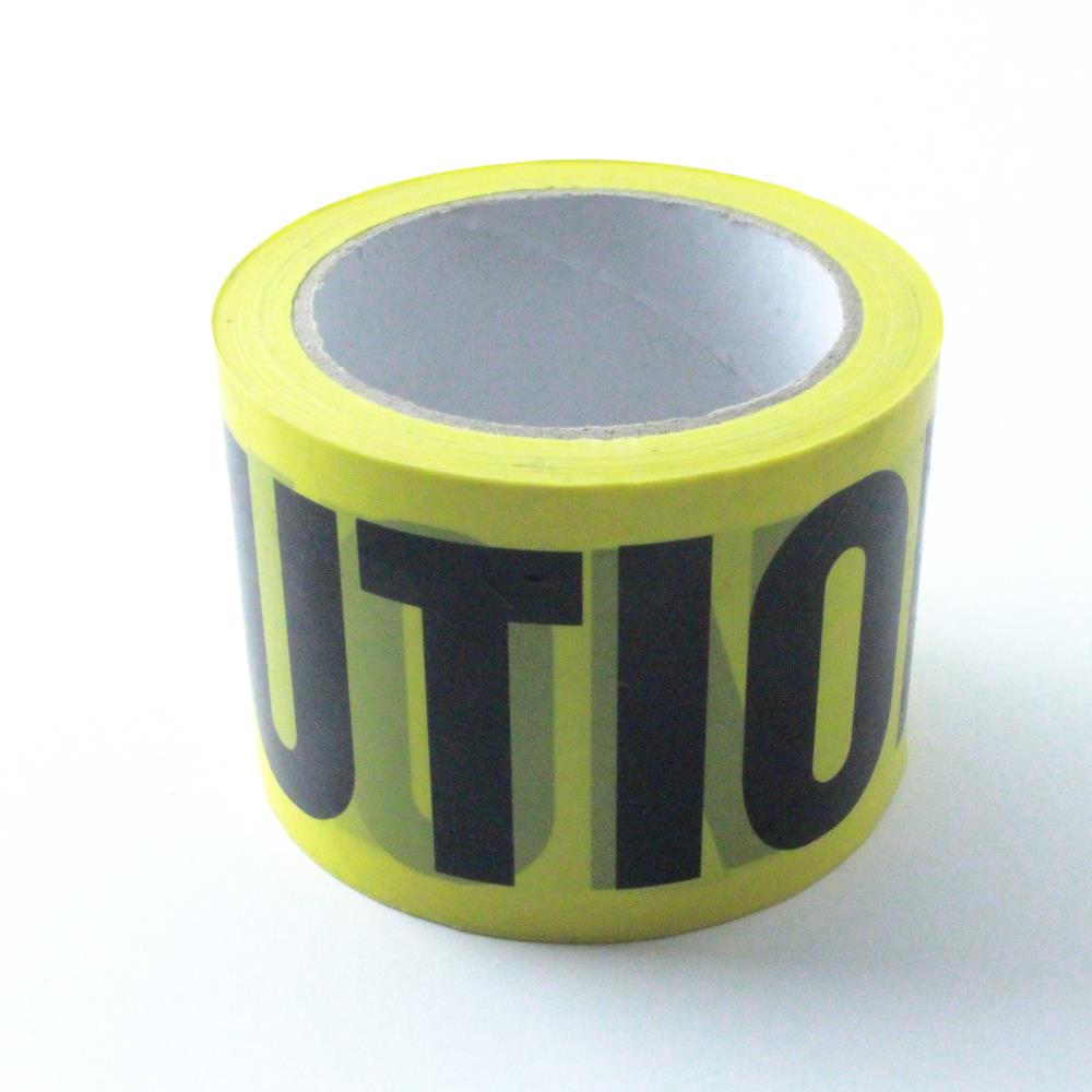 Yellow CAUTION Hazard Safety Warning Tape Roll, Construction ...