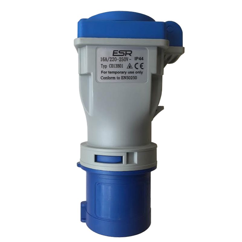 16a 2P+E industrial Socket to 13a 3 Pin Socket Power Converter Plug ...