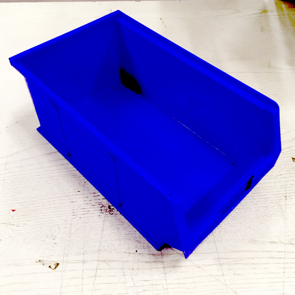 Barton Blue Storage Bins Plastic Stackable Bin 6 Sizes - Store ...