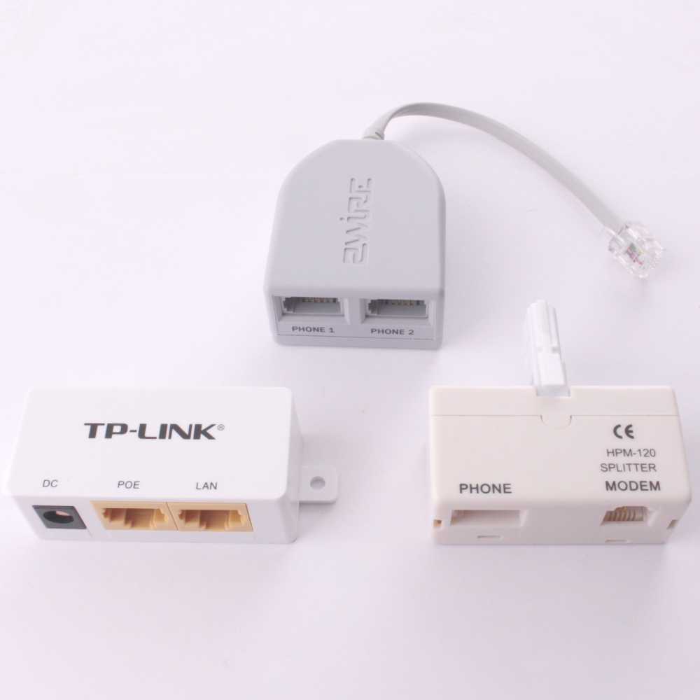 Phone Socket Splitters- Used For Home Wireless Broadband Router Network ...