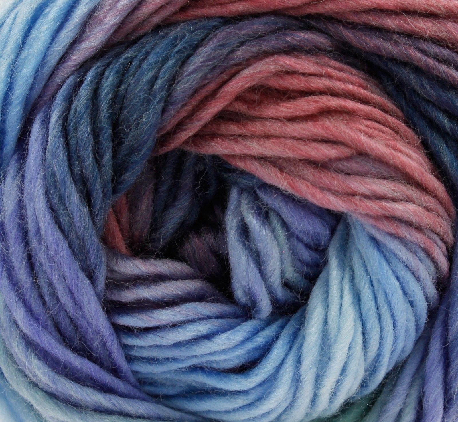 King Cole Riot Chunky Multi Coloured Knitting Yarn - 100g Acrylic Wool ...