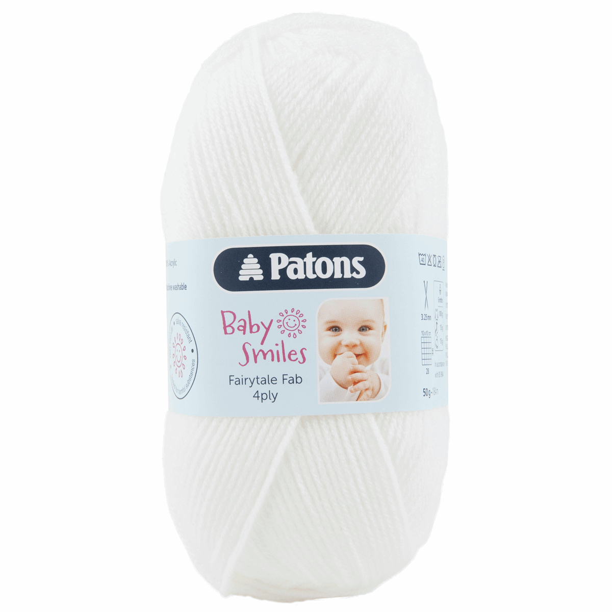 Patons Baby Smiles Fairytale Fab 4 Ply Wool 50g - Knitting Yarn - All ...