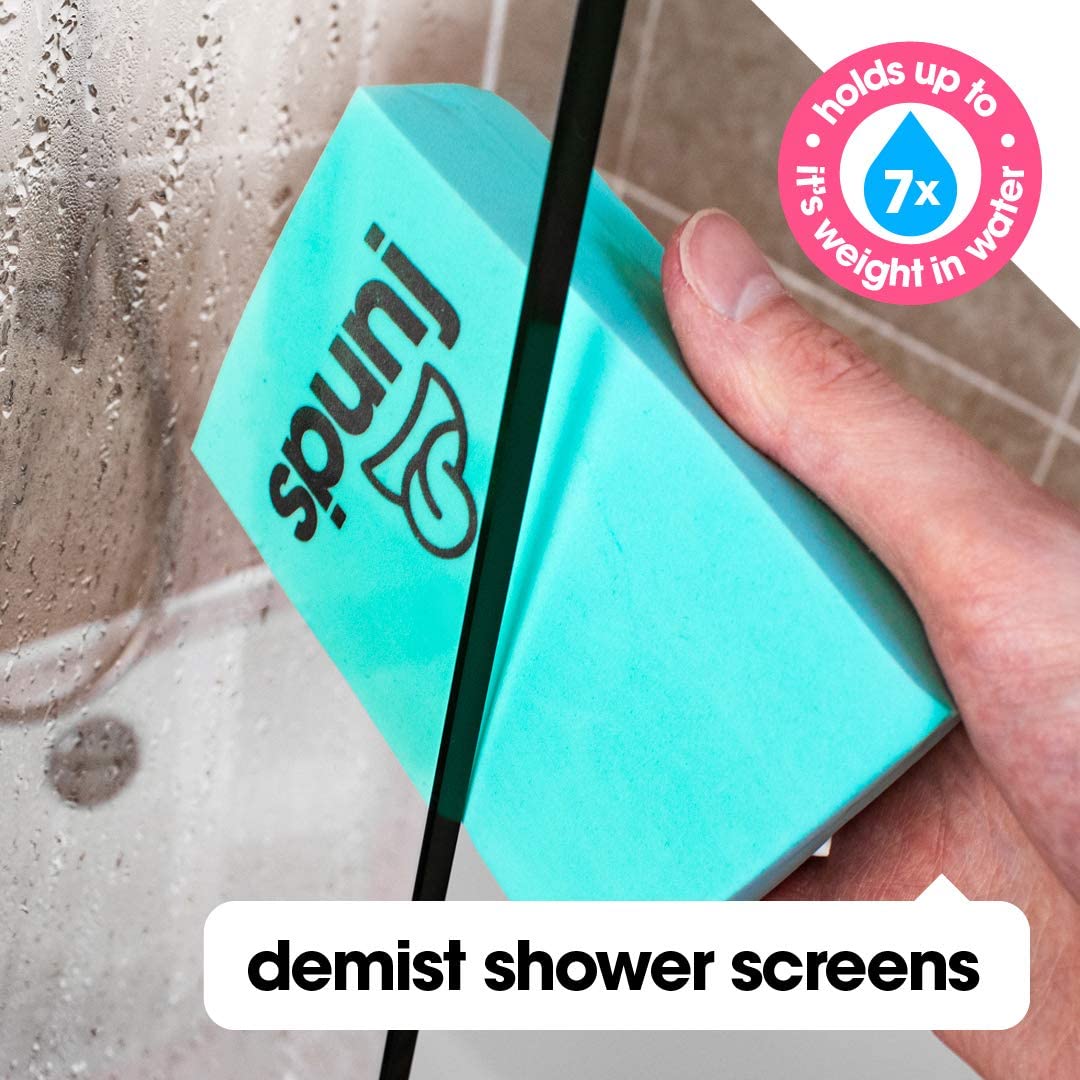 2X Spunj Cleaning Cloth Pink Sponge Huge Super Absorbent Kitchen ...