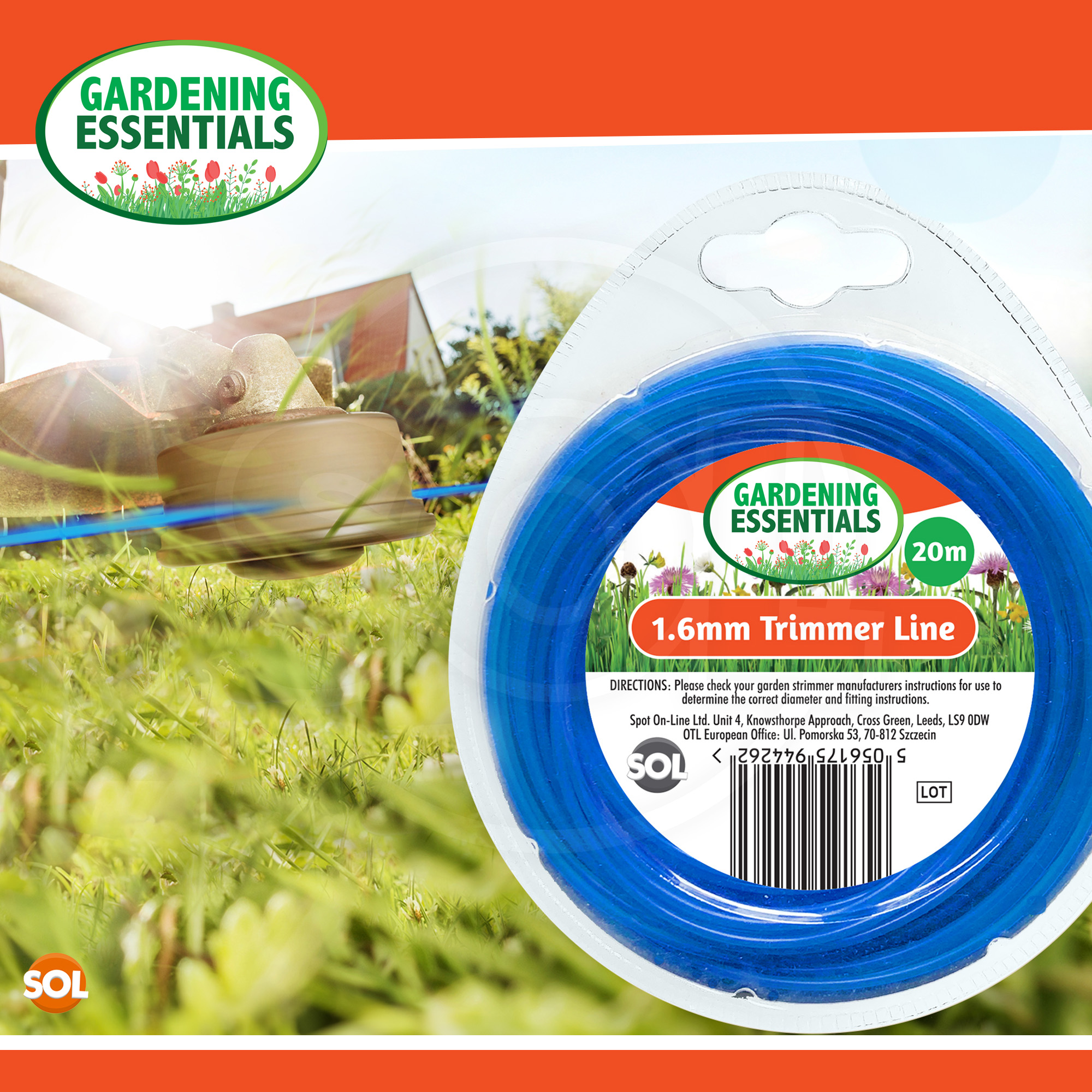 2x20M Garden Strimmer Trimmer Line Cord 1.2mm 1.6mm 2mm Nylon Wire ...