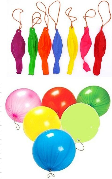 25 LARGE PUNCH BALLOONS Party Bag Fillers Goody CHILDRENS Loot Bag Toys ...