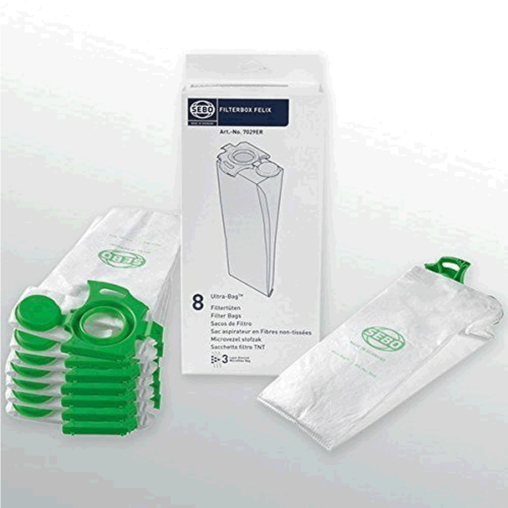 Sebo Sebo Dust Bags 7029ER for Felix Dart Upright Vacuum Cleaner Models ...