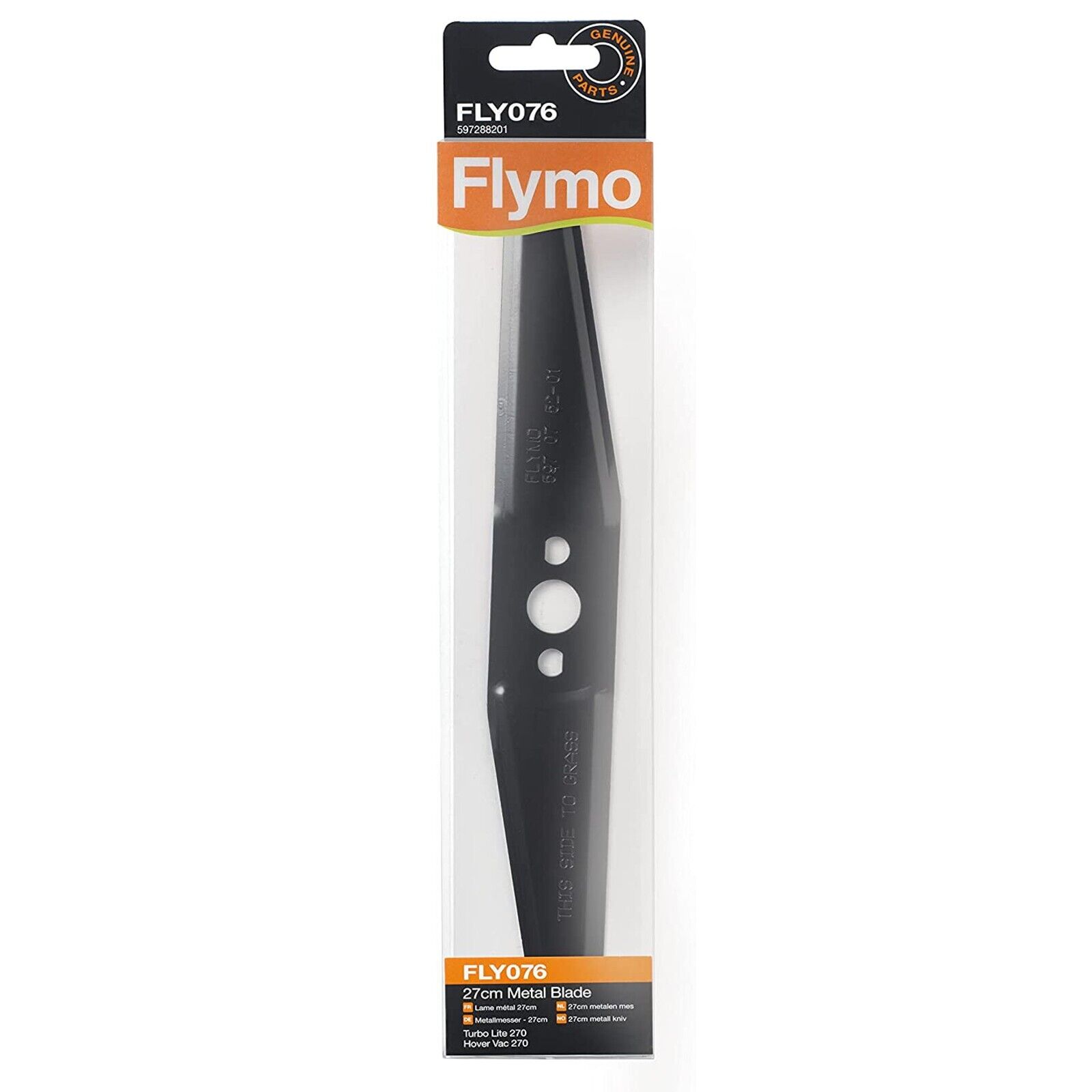 Flymo Flymo Metal Blade 27cm Hover Vac 270 and Turbo Lite 270 FLY076 ...