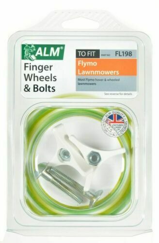ALM FITS Flymo Finger Wheels And Bolts Hover Upper Lawnmower Handle Alm ...