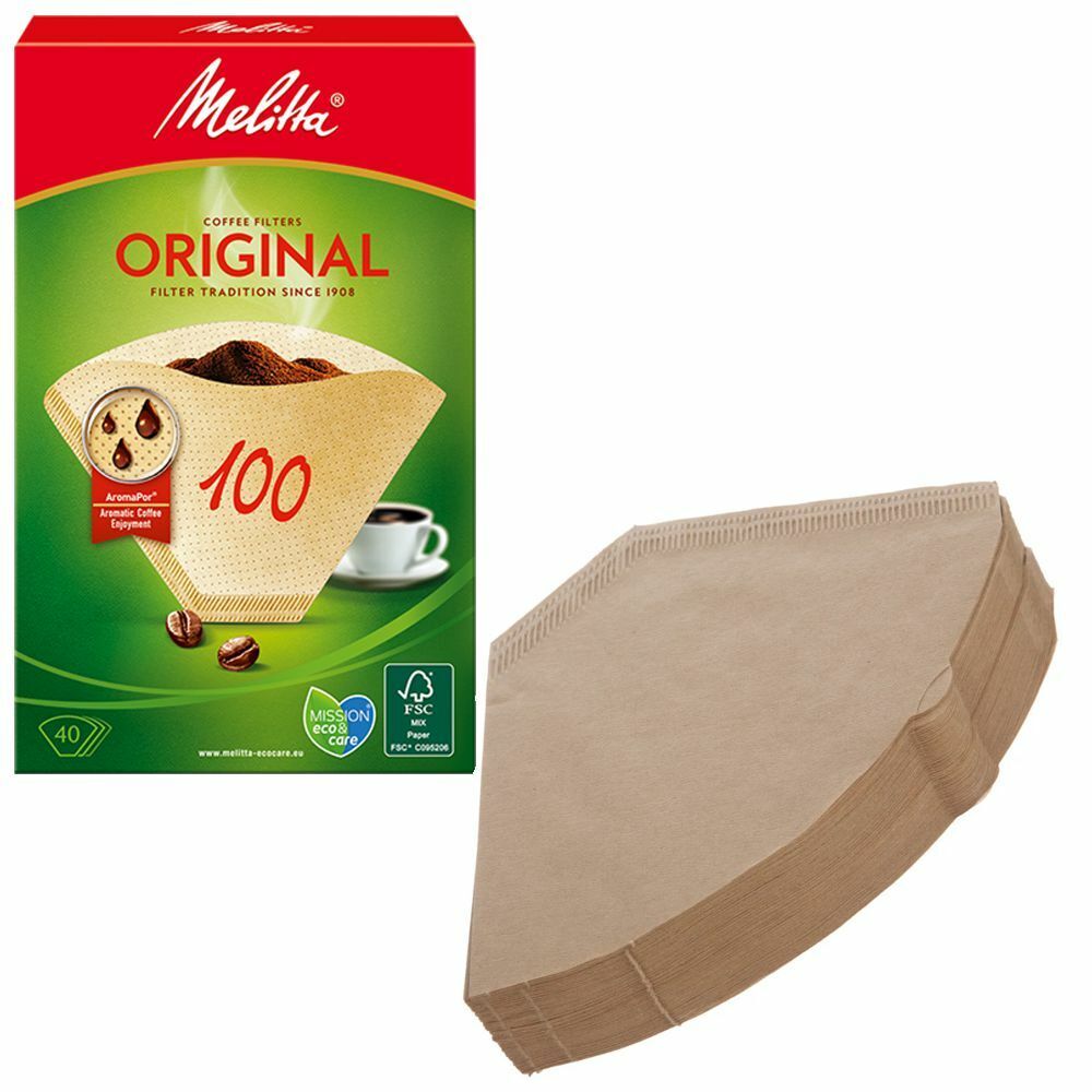 Melitta Genuine Melitta 100 Aromapor Type Brown Coffee Filter Papers ...