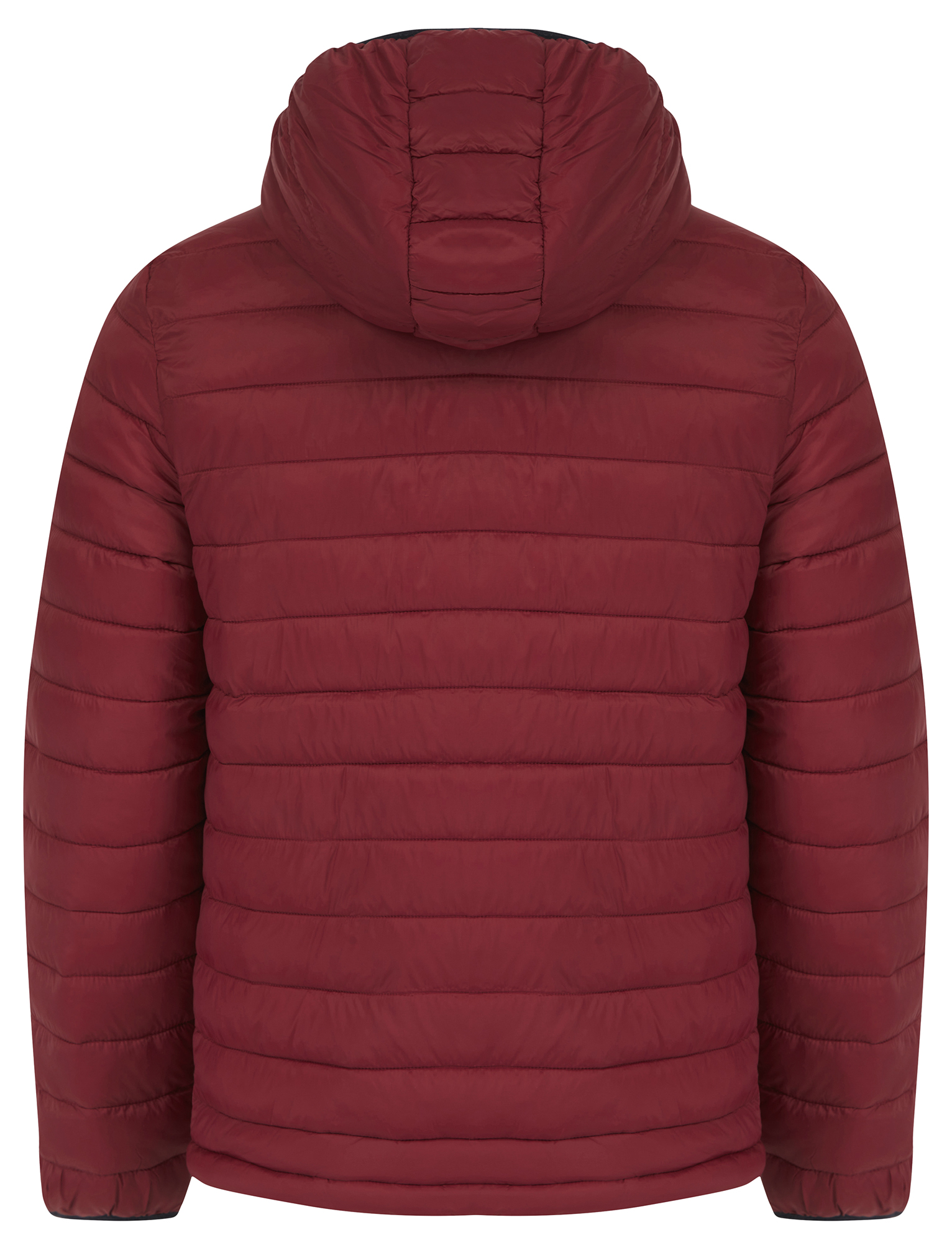Tokyo Laundry Puffer Jacket Men's Hooded Padded Quilted Coat Zip Fasten ...