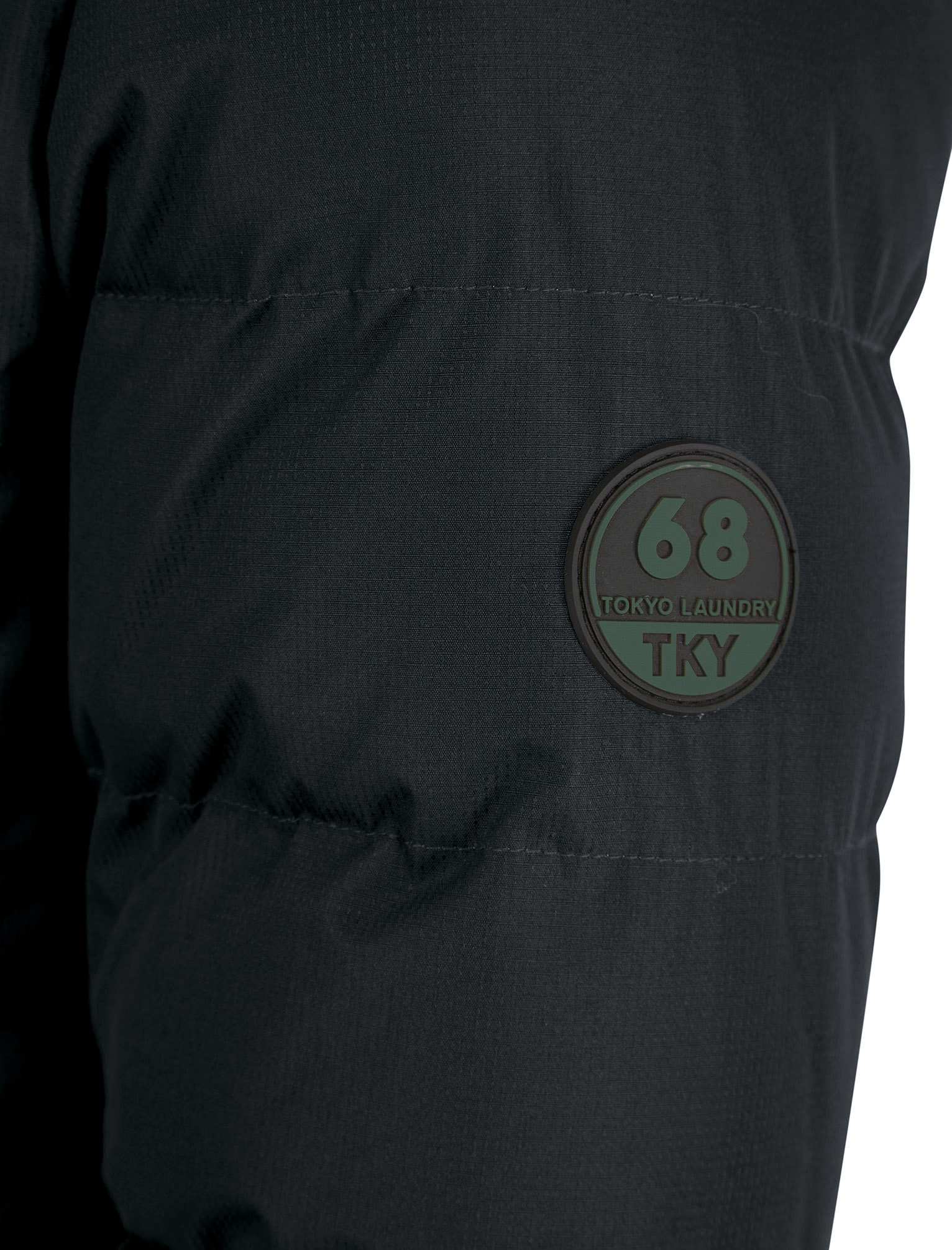 Tokyo Laundry Men's Puffer Jacket Micro-Fleece Lined Quilted Hooded ...