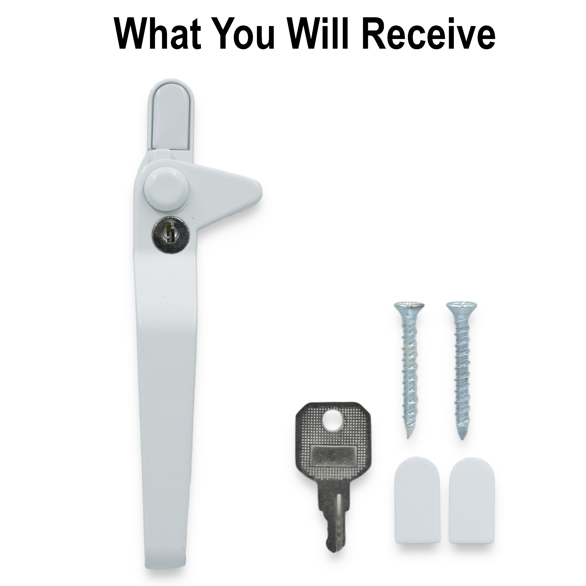 Avocet WMS uPVC Window Handle Avocet Cockspur Window Handle White ...