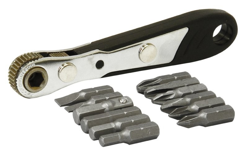 Rolson 13pc Right Angled Offset Ratchet Screwdriver Set Philips Posi ...