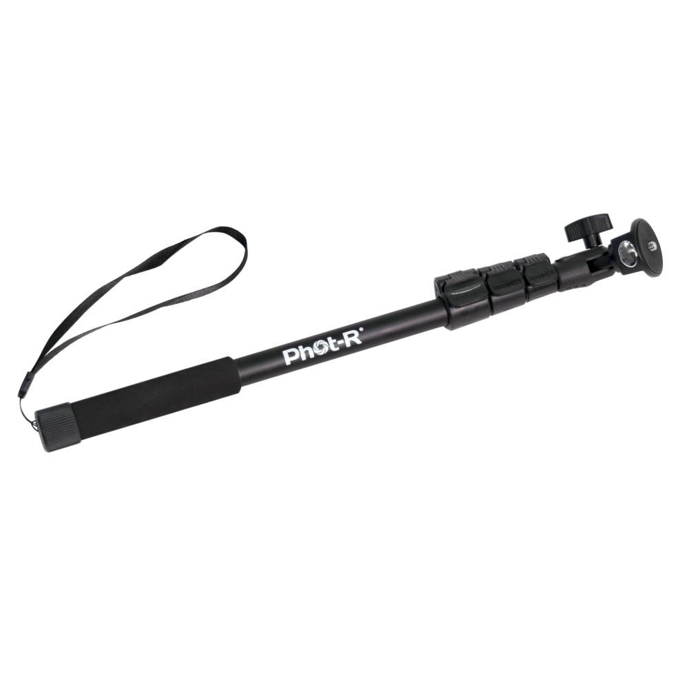 Phot-R Heavy Duty 4 Section Monopod Selfie Stick Pole DSLR SLR Camera ...