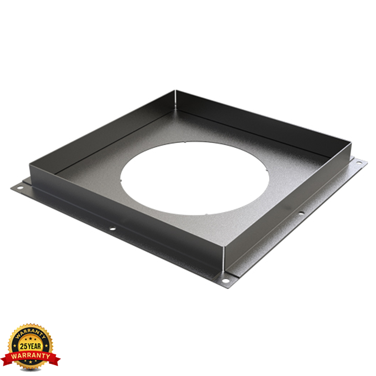 Twin Wall Insulated Flue Pipe Black 6 inch HETAS Cert Wood Burning ...