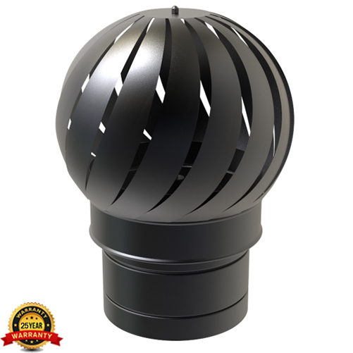 Twin Wall Insulated Flue Pipe Black 6 inch HETAS Cert Wood Burning ...