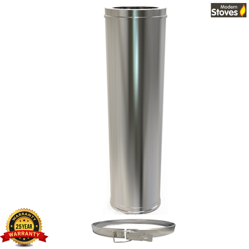 Twin Wall Chimney Pipe Stainless Steel for Wood Burning 6 inch Multi ...